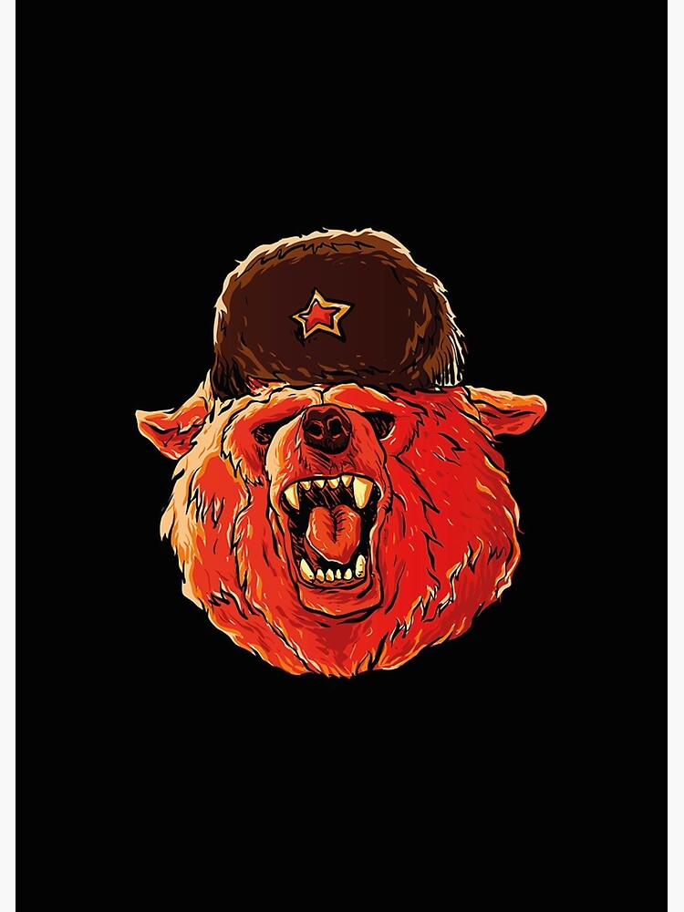 "Soviet Russian Bear" Poster for Sale by IndieWorks | Redbubble
