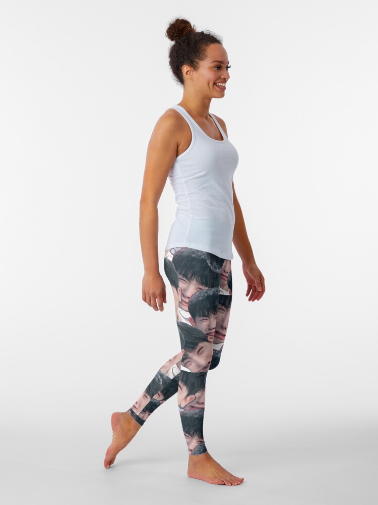 "Wonho | Questionable Beauty" Leggings for Sale by cyberlatte | Redbubble