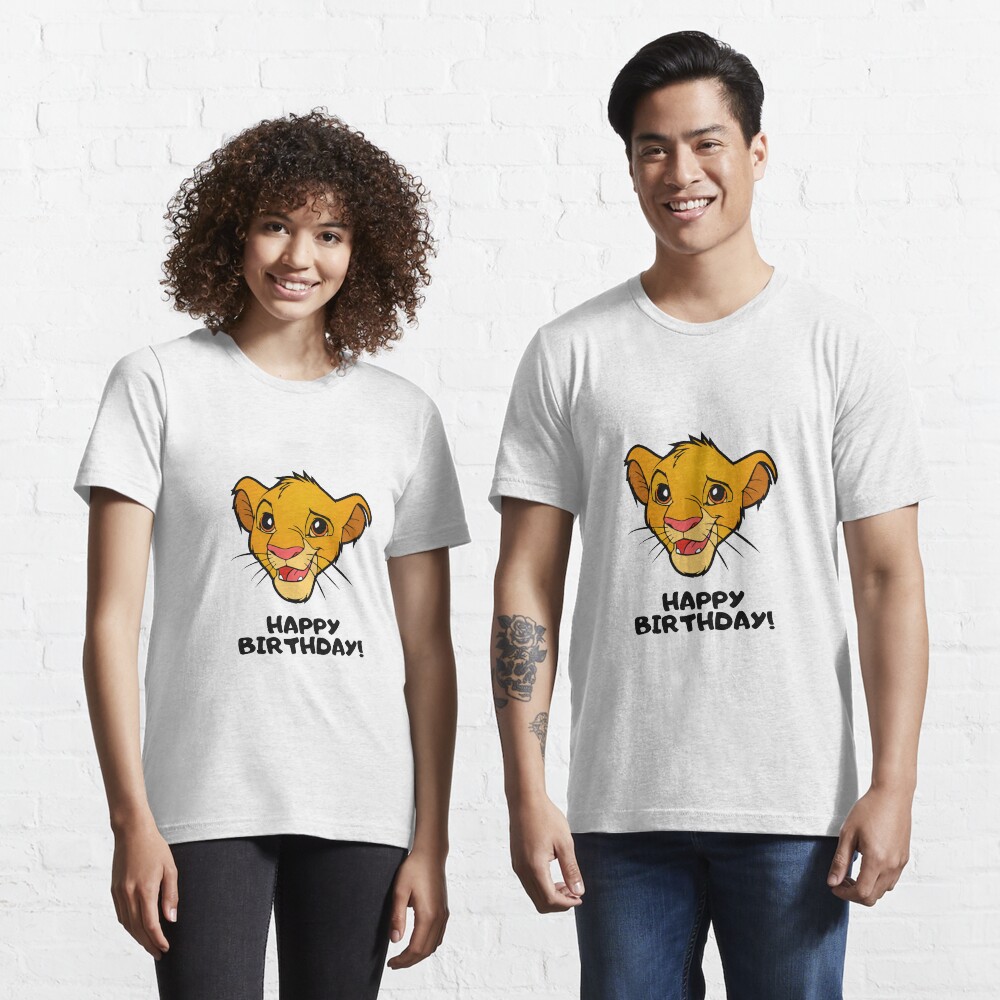 "Happy Birthday - The Lion King - Simba" Greeting Card for Sale by ...