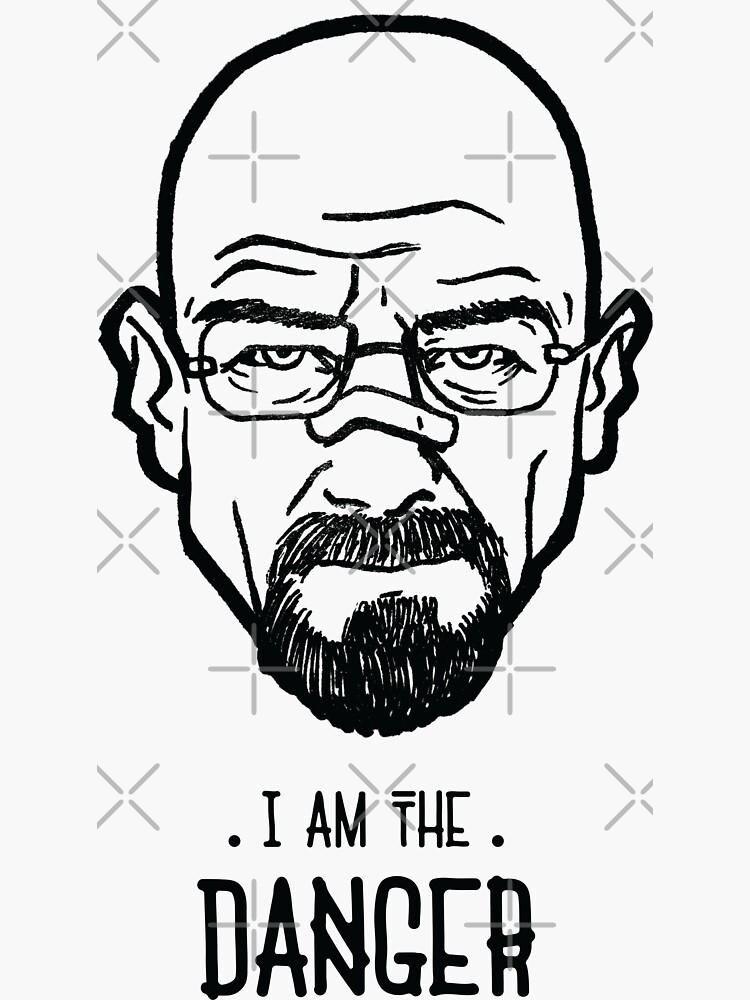 "Breaking bad - walter white" Sticker by black-horse | Redbubble
