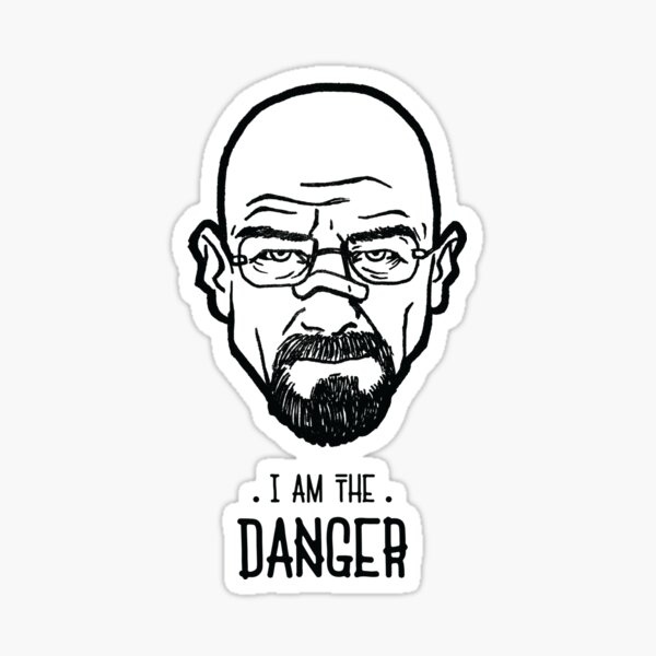 "Breaking bad - walter white" Sticker by black-horse | Redbubble