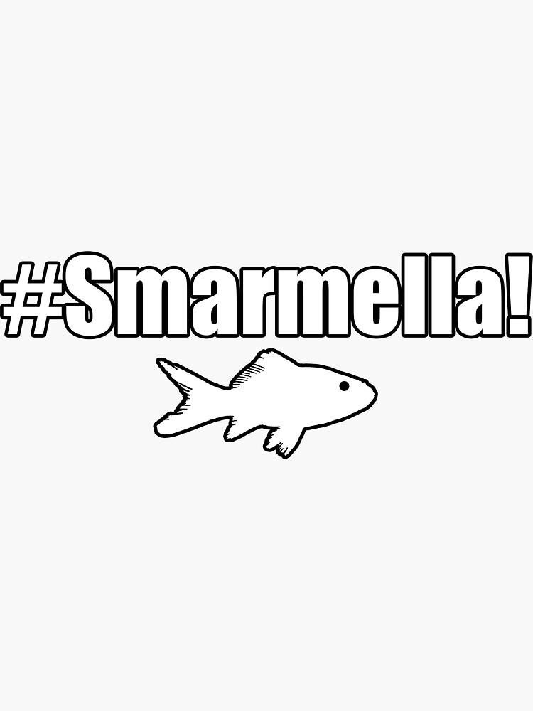 "Smarmella!" Sticker for Sale by Duperdu | Redbubble