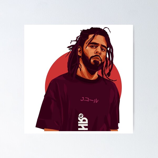 J Cole Illustration