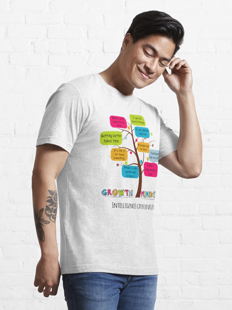 "Growth Mindset Development" T-shirt for Sale by EmblemThreads ...