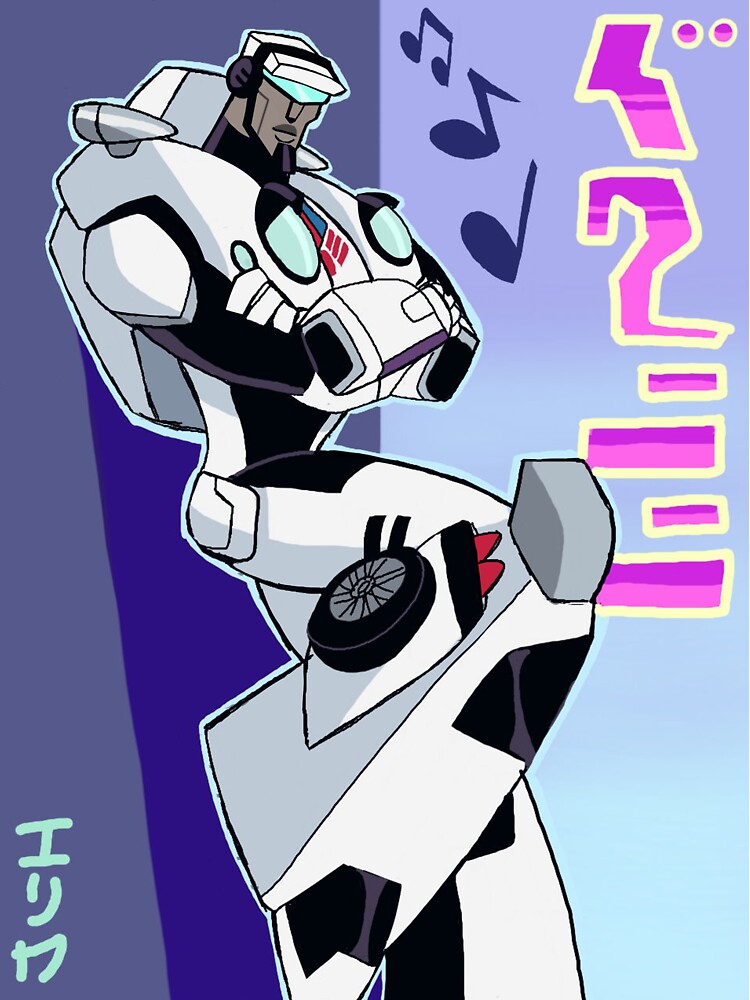 "TFA Jazz" Sticker by kabuki-aku | Redbubble