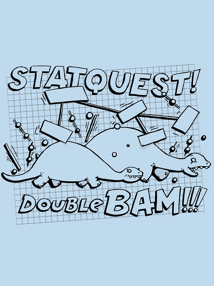 "StatQuest! Double BAM!!!" Essential T-Shirt for Sale by starmer ...