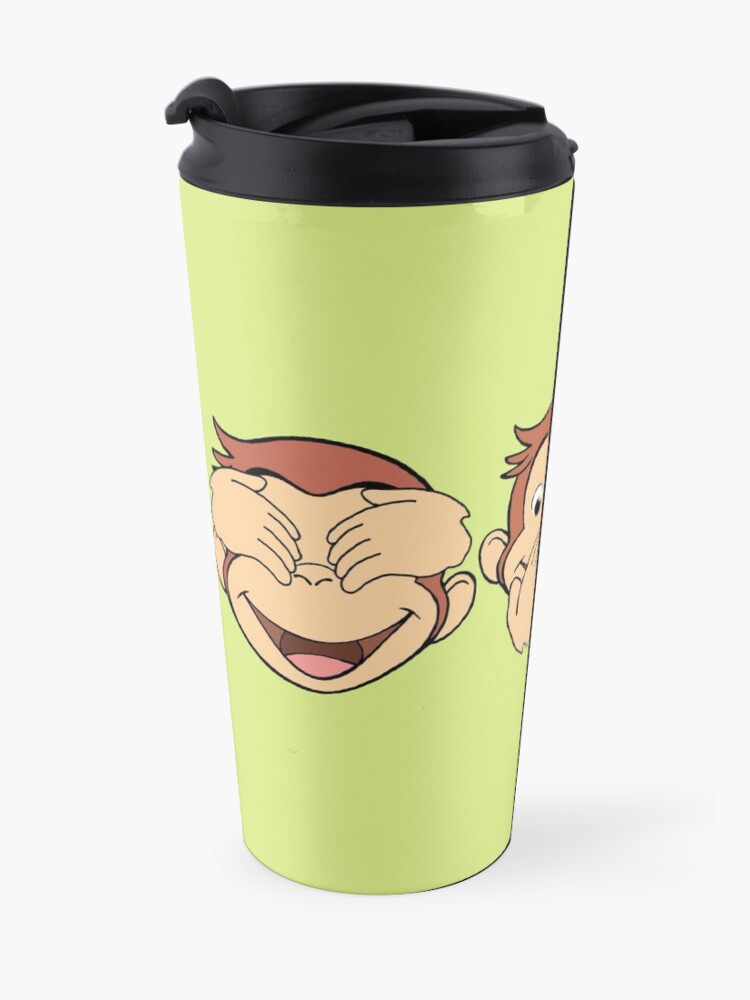 "Curious George" Travel Coffee Mug for Sale by Celesten | Redbubble