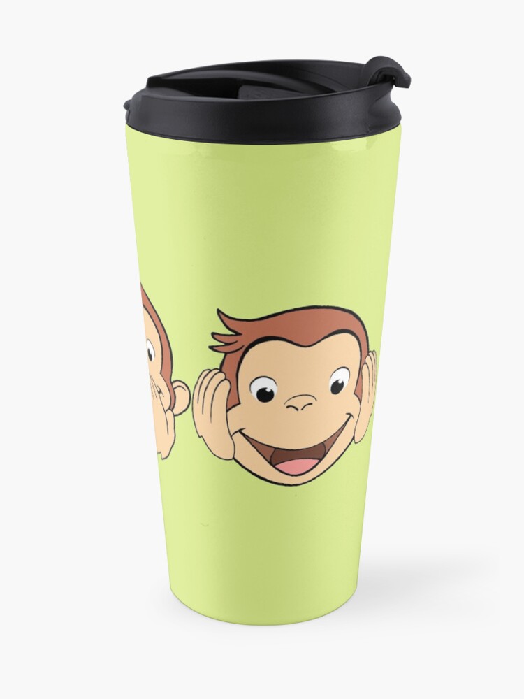 "Curious George" Travel Coffee Mug for Sale by Celesten | Redbubble