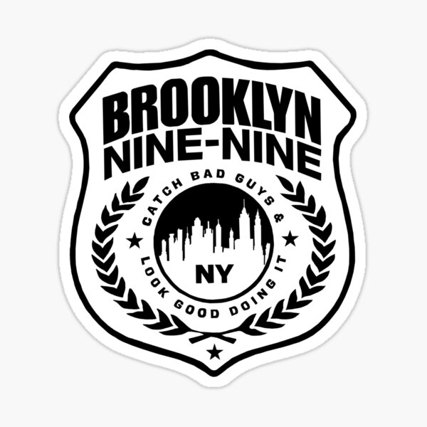 "Brooklynn 99 crest" Sticker for Sale by ComicTs | Redbubble