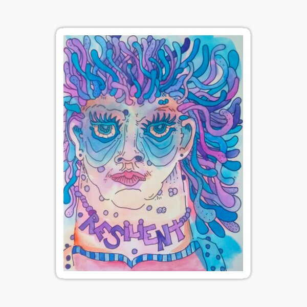 "Resilient Women" Sticker by allegedartist | Redbubble