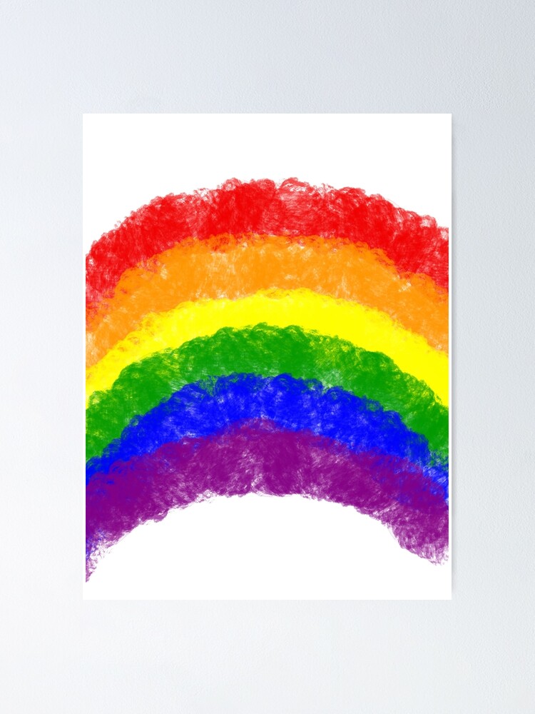 Lgbt Pride Rainbow Gay Pastel Poster For Sale By Kristiart Redbubble