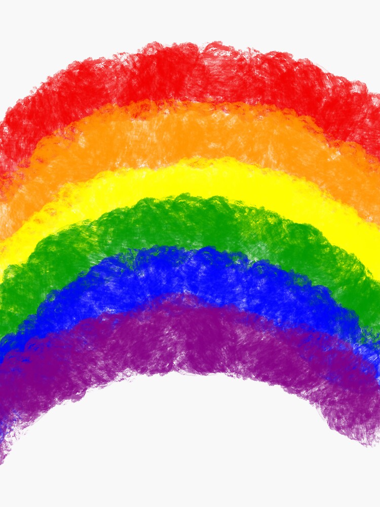 Lgbt Pride Rainbow Gay Pastel Sticker By Kristiart Redbubble