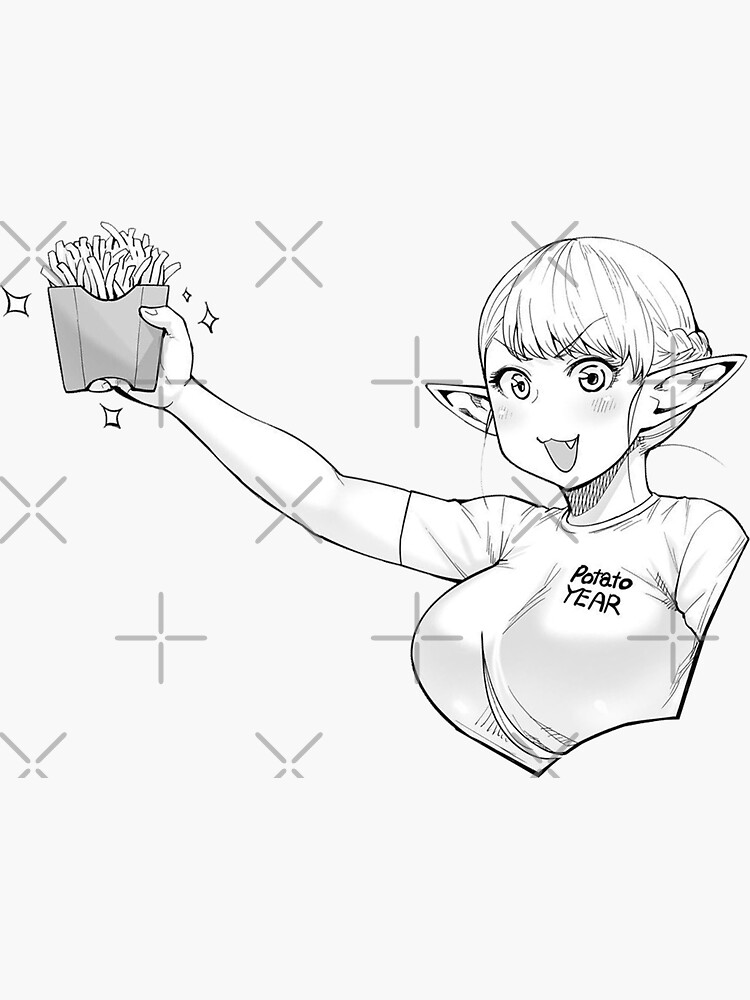 "plus sized elf" Sticker for Sale by coolsocrati | Redbubble