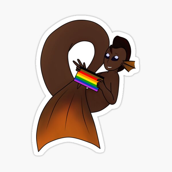 "POC Mermaid" Sticker for Sale by RoseBudsInk | Redbubble