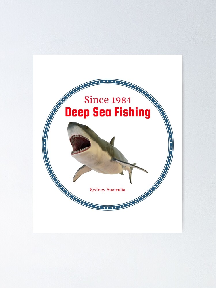 "Deep Sea Fishing Australia" Poster for Sale by TropicalOutlet | Redbubble