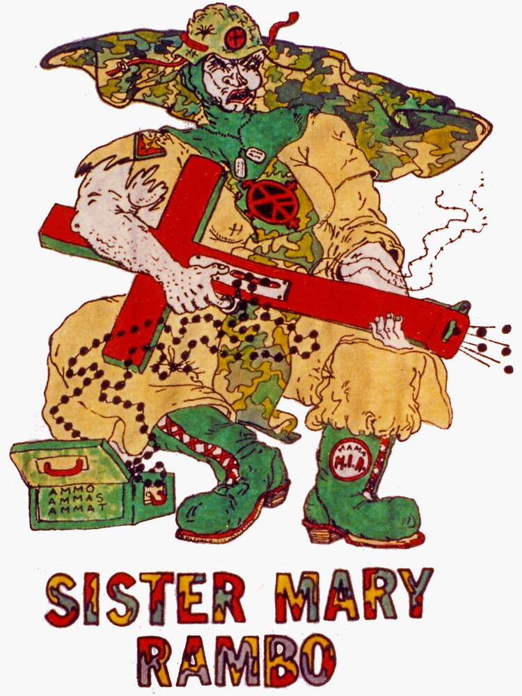 "SISTER MARY RAMBO" Sticker by JamesKentRidley | Redbubble