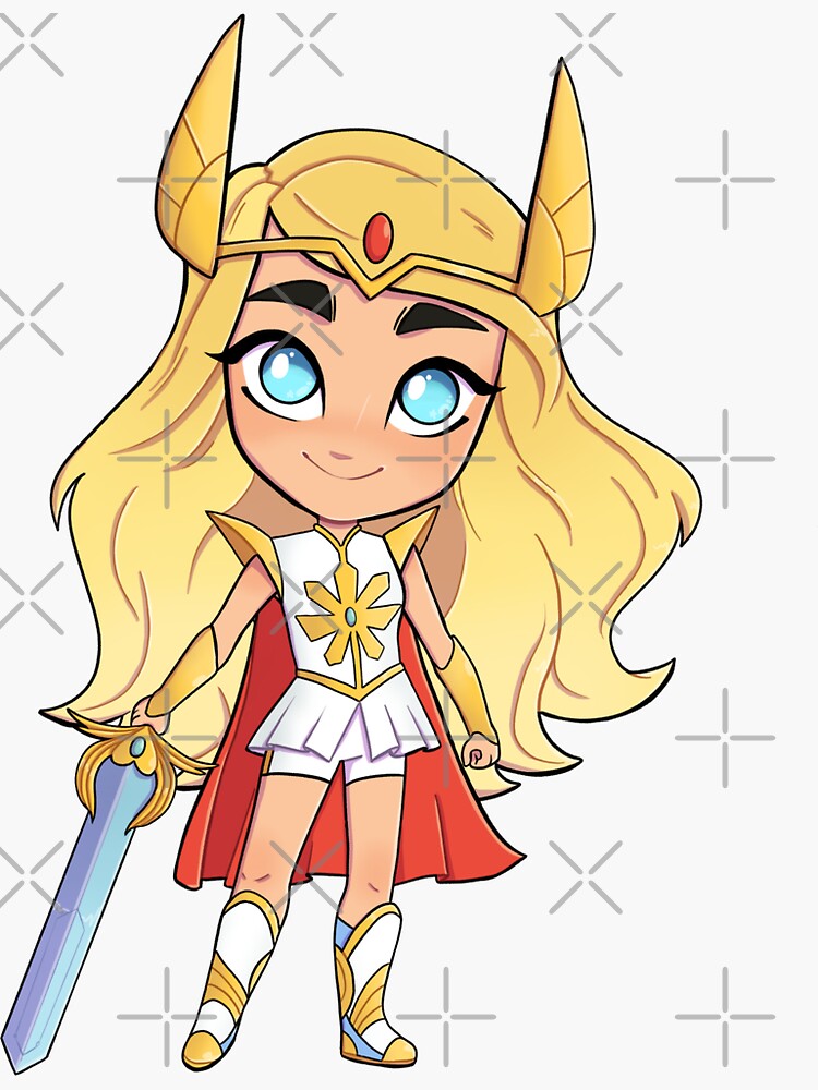 "Princess of Power" Sticker for Sale by Kagatermie | Redbubble