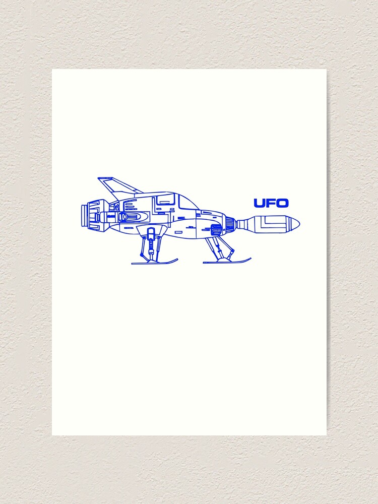 "Gerry Anderson TV Sci-Fi Classic - UFO - Moonbase Interceptor" Art ...