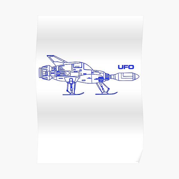 "Gerry Anderson TV Sci-Fi Classic - UFO - Moonbase Interceptor" Poster ...