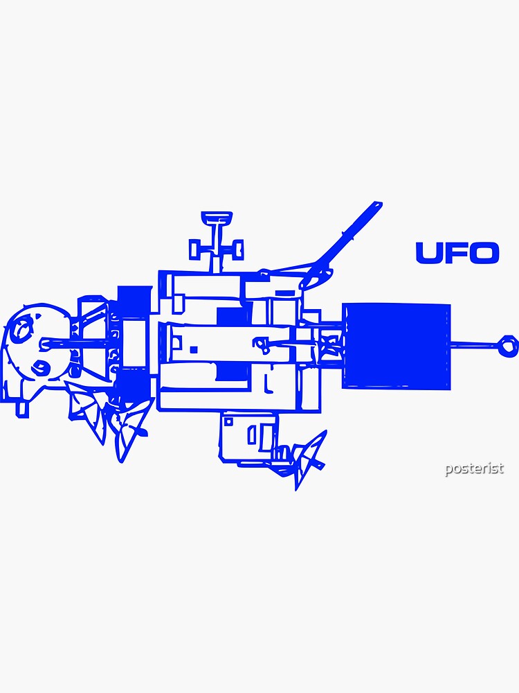 "Gerry Anderson - UFO - Space Intruder Detector" Sticker for Sale by ...