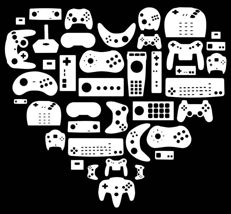 " Controller Lover - For Old School Gamers! Classic Video Games" by ...