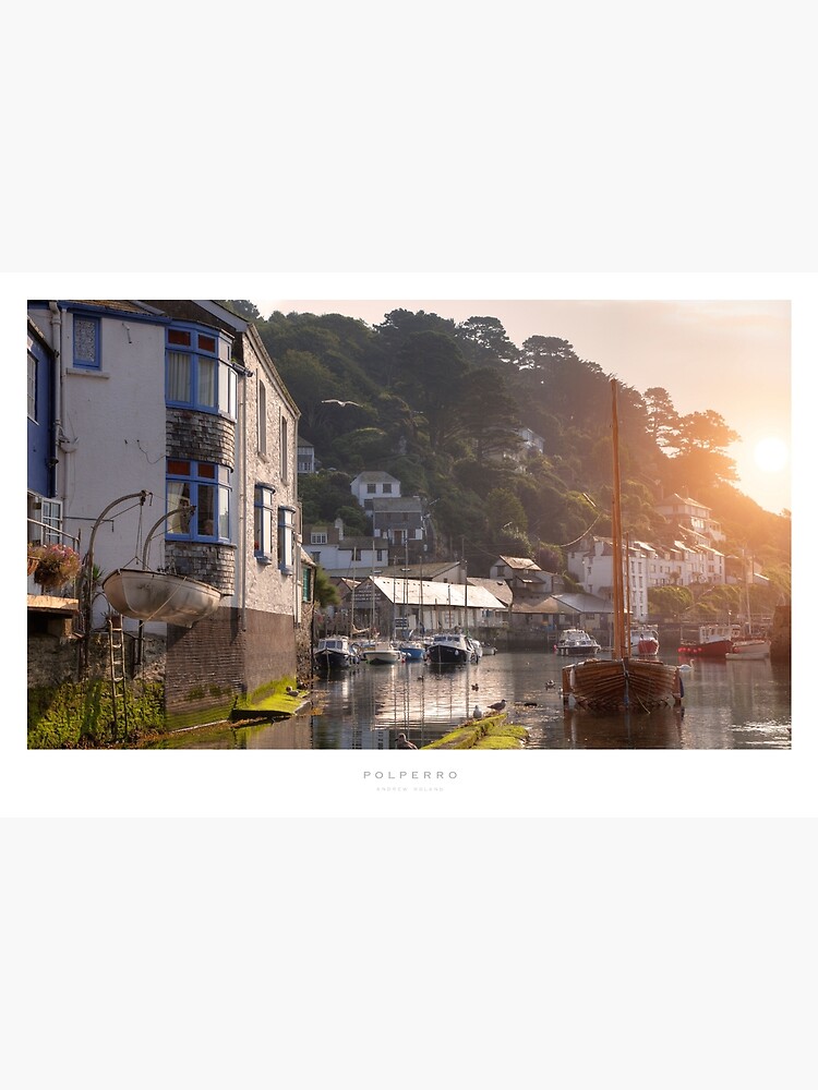 "Polperro, Cornwall" Poster for Sale by Andrew Roland | Redbubble