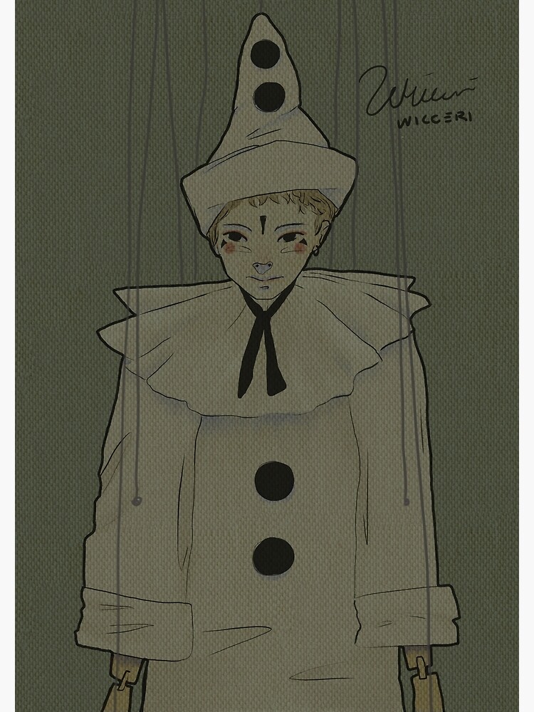 "PIERROT - Design" Poster for Sale by wicceri | Redbubble