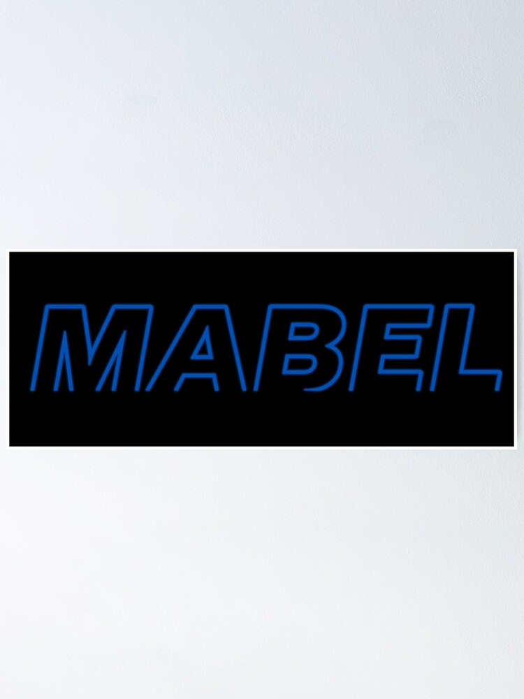 Póster «Mabel logo» de Laura-Martnez | Redbubble