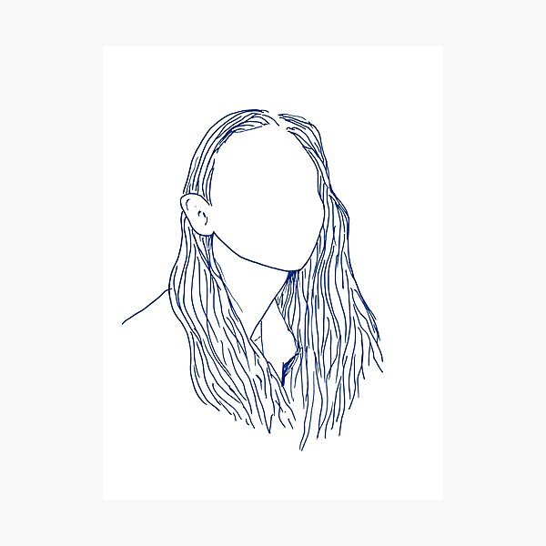 "Katherine Barrell Outline" Photographic Print for Sale by ...