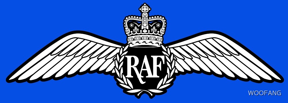 "ROYAL AIR FORCE - WINGS" by WOOFANG | Redbubble