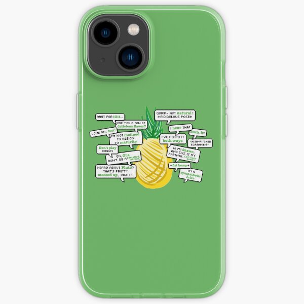 "Iconic Psych Quotes ft. a Pineapple" iPhone Case for Sale by ...