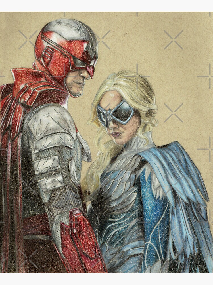 "Hawk and dove" Sticker for Sale by argenistrejo | Redbubble