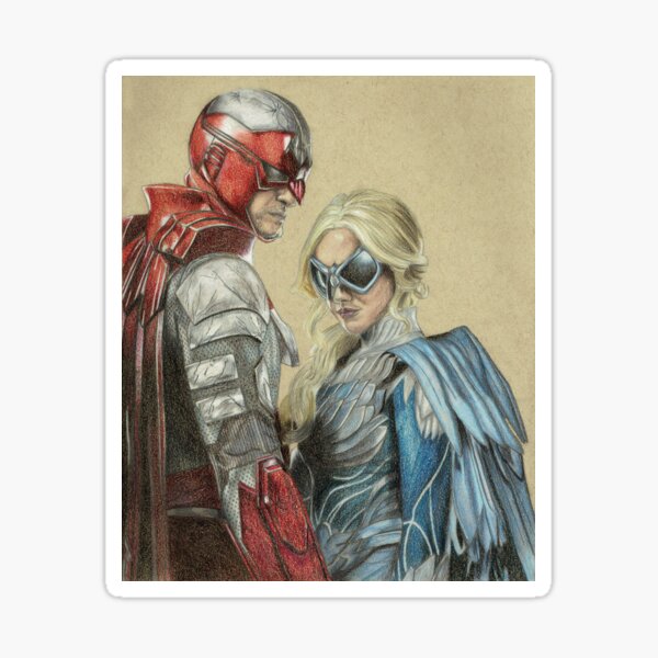 "Hawk and dove" Sticker for Sale by argenistrejo | Redbubble