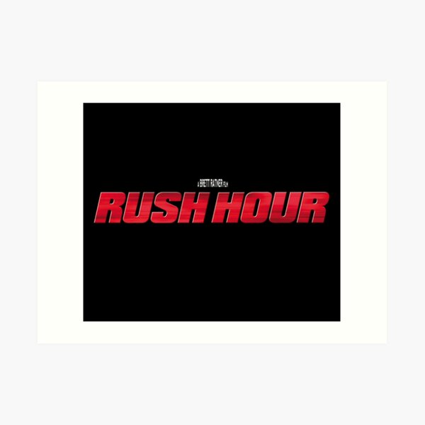 "Rush Hour Logo" Art Print by DomPhilbrick | Redbubble