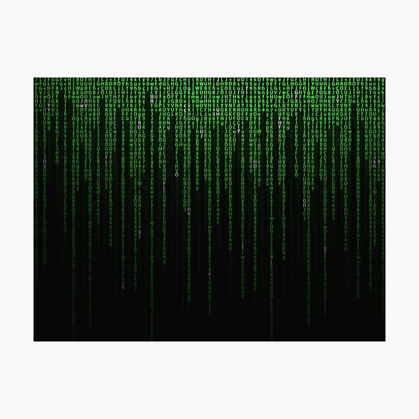 Matrix Matrix Code Neo Matrix Neo Photographic Prints | Redbubble