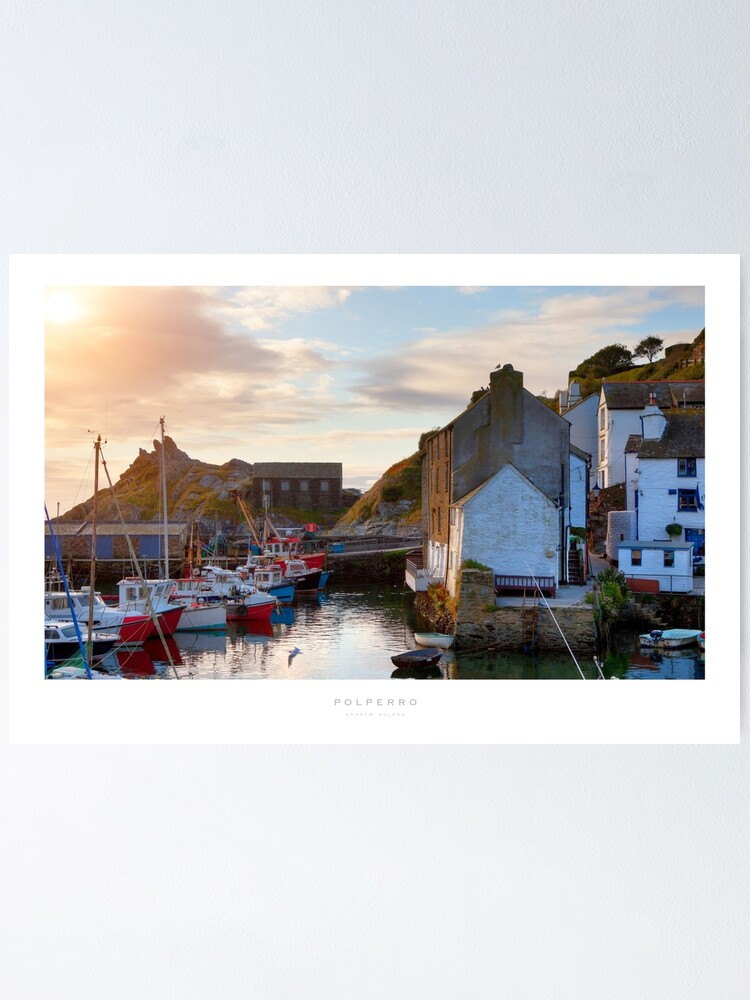 "Polperro, Cornwall" Poster by andrewroland | Redbubble