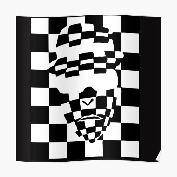 Póster «Cuadros SKA Face» de GearyArt | Redbubble