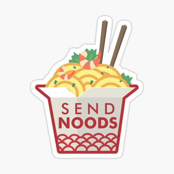 Send Noods Stickers | Redbubble