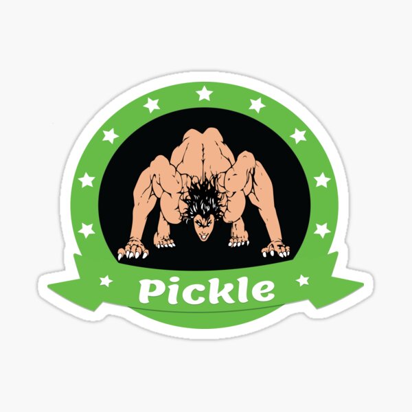 "Pickle Stance - Baki" Sticker for Sale by Diaz-Shop | Redbubble