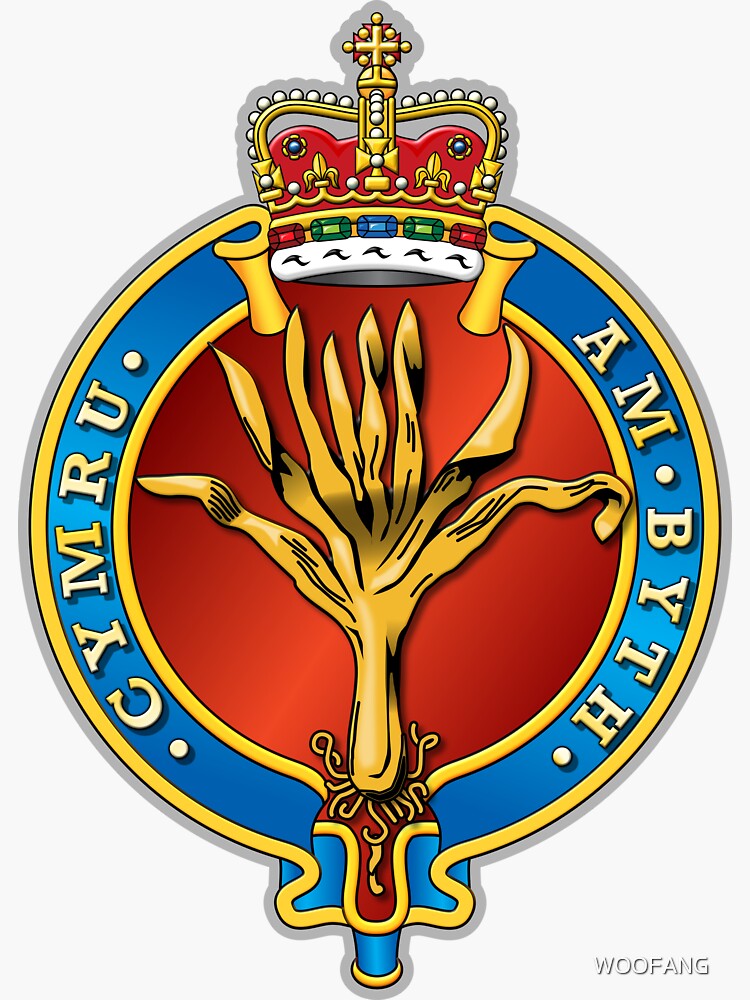 "WELSH GUARDS" Sticker for Sale by WOOFANG | Redbubble
