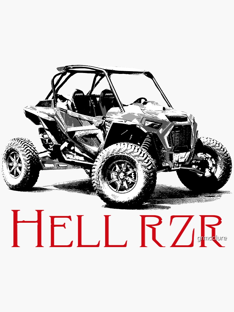"Hell RZR turbo s" Sticker for Sale by grmcclure | Redbubble