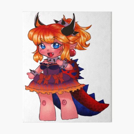 Bowsette Art Board Prints | Redbubble