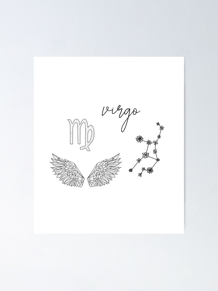 "Virgo Sticker Pack" Poster by amaliasaliba | Redbubble