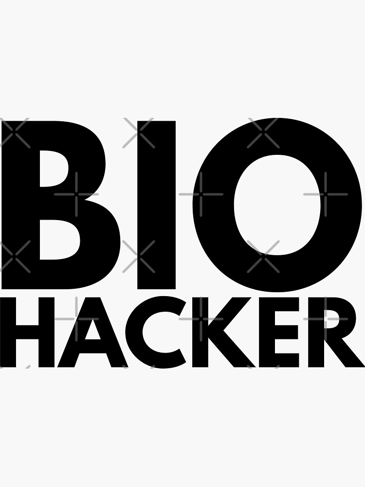 "Biohacker" Sticker by phys | Redbubble