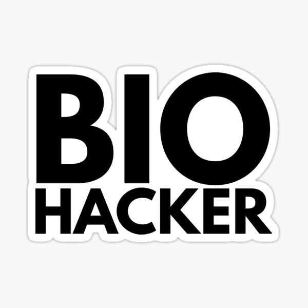 "Biohacker" Sticker by phys | Redbubble