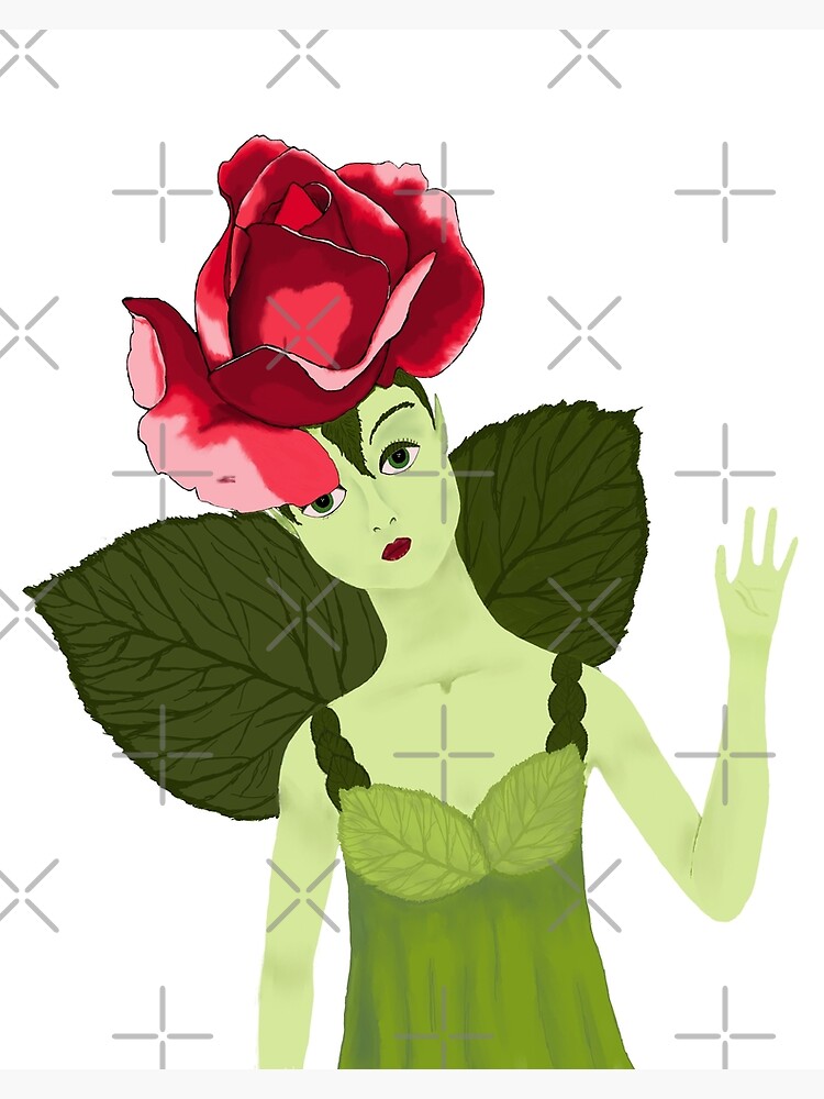 "Little Miss Rose" Poster by FuturPerfekt78 | Redbubble