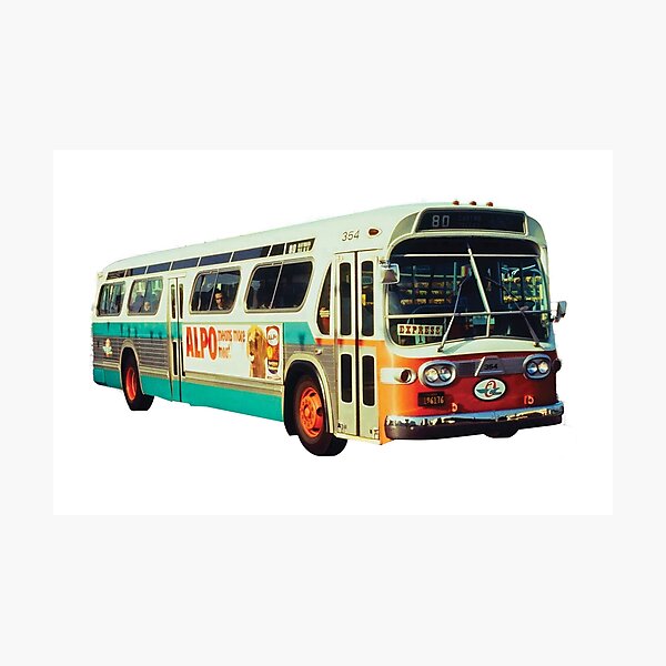 "Retro AC Transit Bus - Vintage Alameda County Transit Bus ...