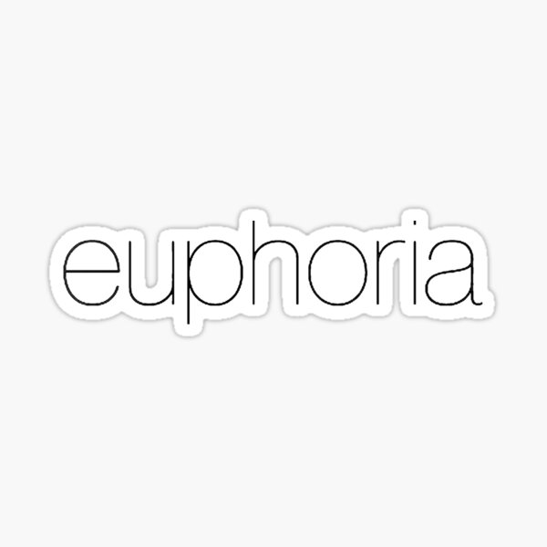 "Euphoria Logo " Sticker by BibleAndABeer | Redbubble
