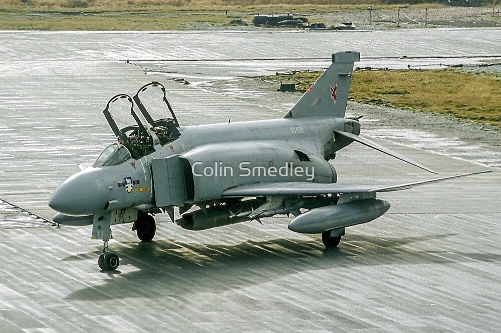 "McDonnell F-4M Phantom FGR.2 XV464/U at RAF Stanley FI" by Colin ...