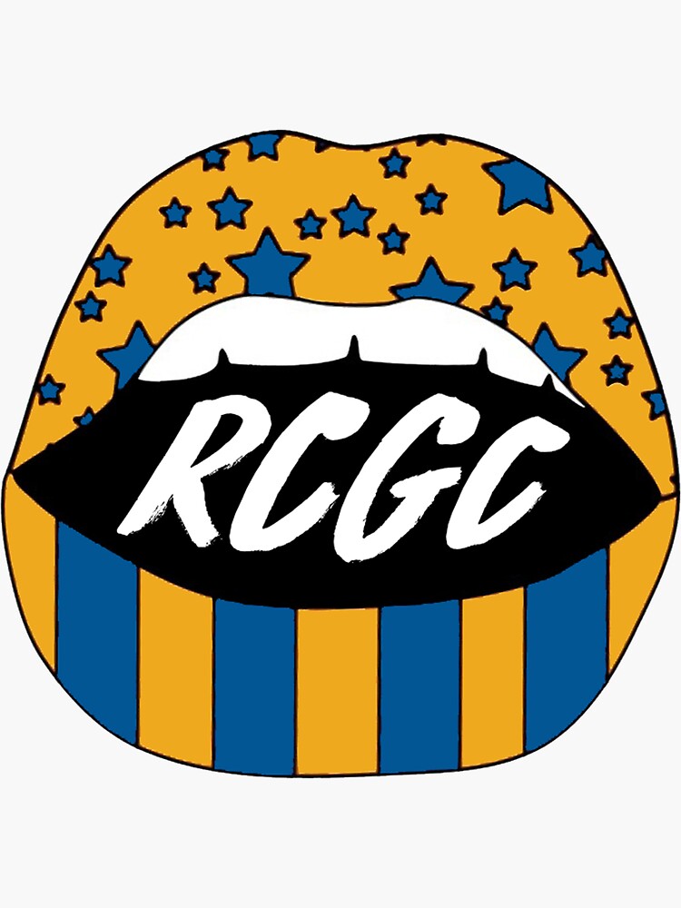 "RCGC Lips" Sticker for Sale by kevindemarest | Redbubble